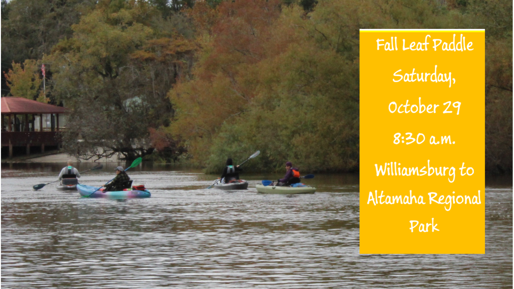 Altamaha River Fall Leaf Paddle – Wayne County Board of Tourism